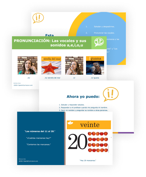 Free Resource and Video Landing Page-For Teachers - Spanish Curriculum